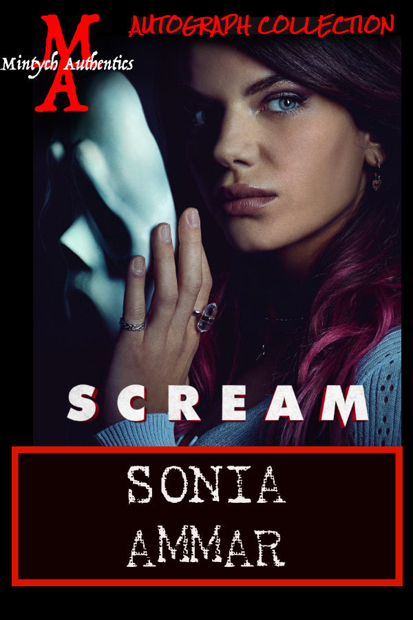 Sonia Ammar Scream Horror Autographs – Mintych Authentics