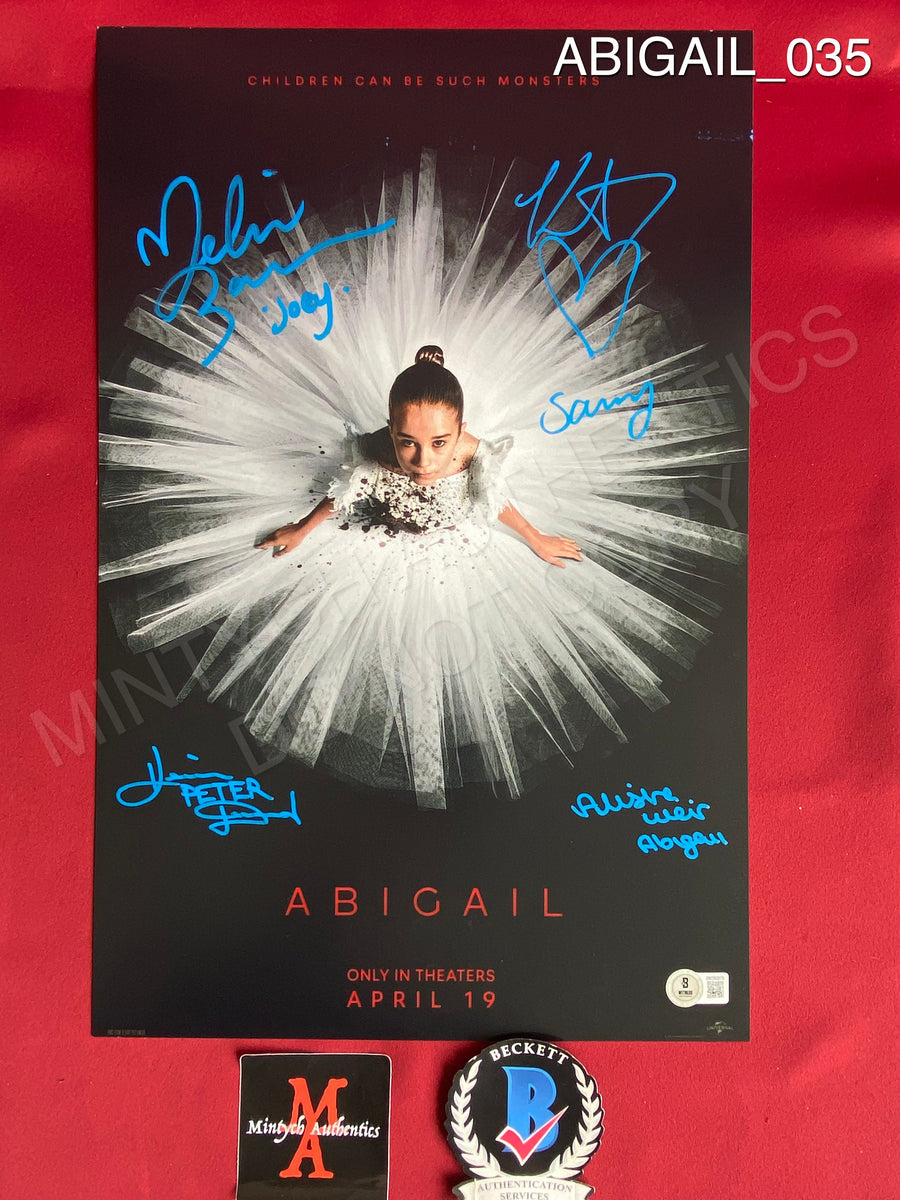 ABIGAIL_035 - 11x17 Photo Autographed By Alisha Weir, Kevin Durand, Me – Mintych Authentics