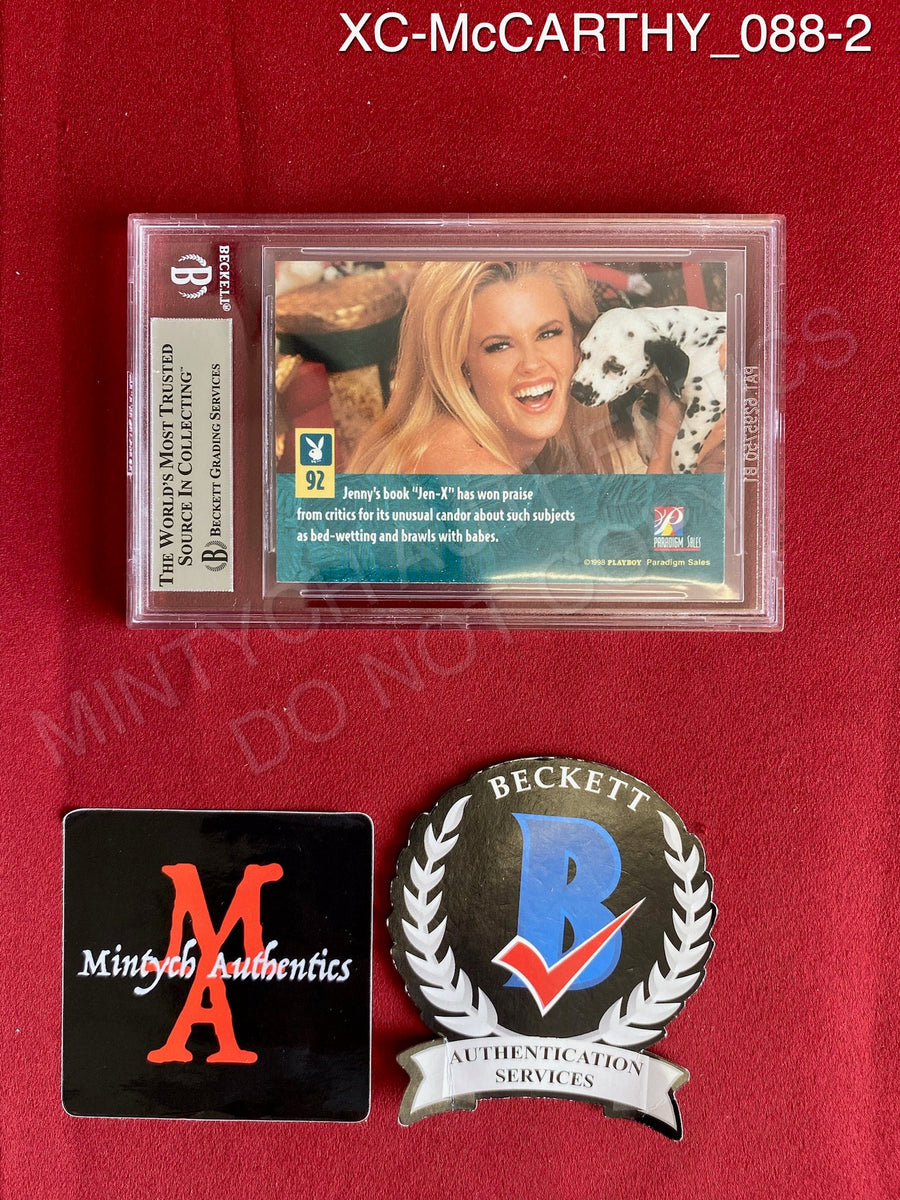 XC-McCARTHY_088 - 1998 Playboy Best Of Jenny McCarthy #92 Jenny McCart – Mintych Authentics