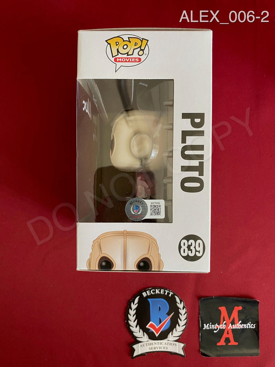 ALEX_006 - US 839 Pluto Funko Pop! Autographed By Evan Alex – Mintych Authentics