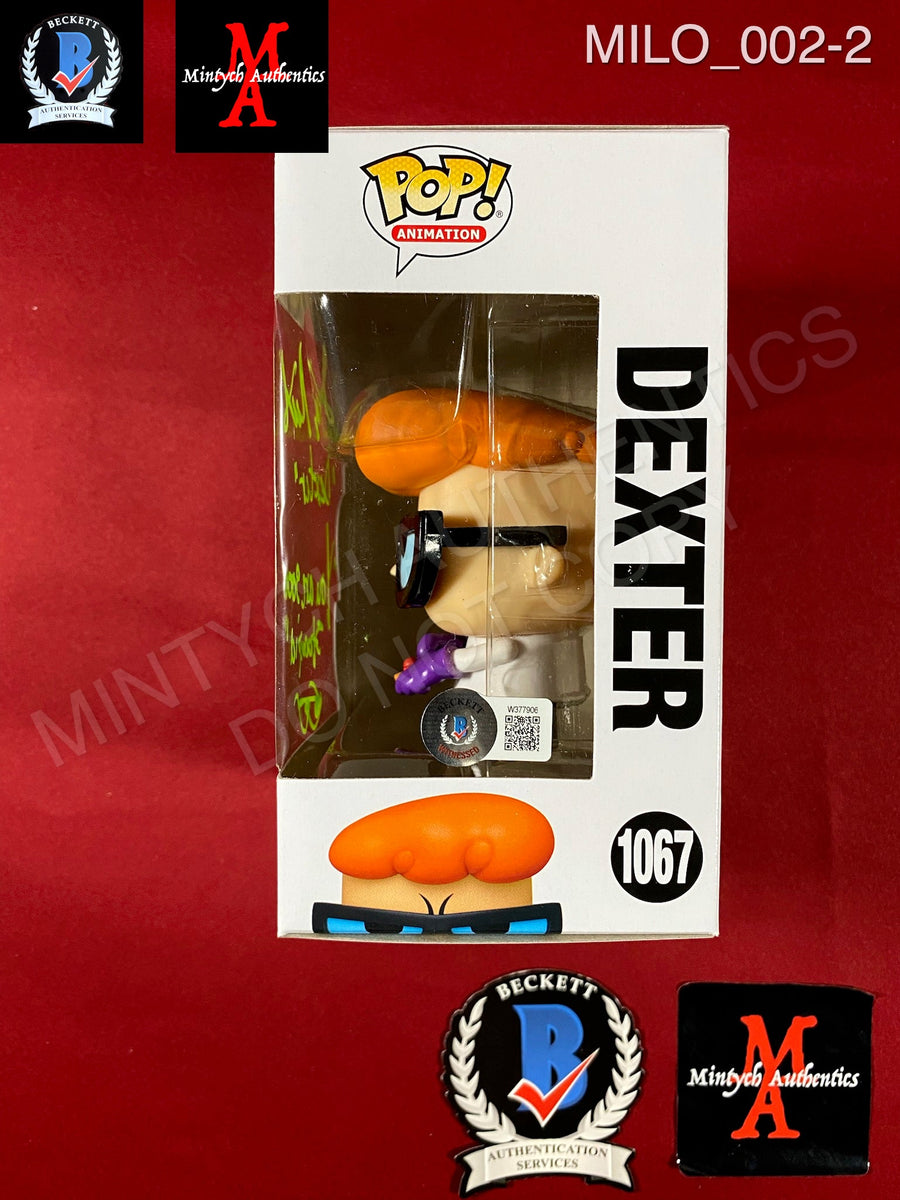 MILO_002 - Cartoon Network 1067 Dexter Funko Pop! Autographed By Candi – Mintych Authentics