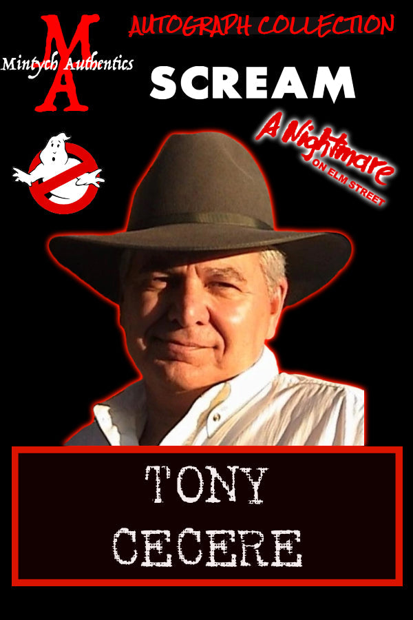 Tony Cecere- Scream, Ghostbusters, A Nightmare On Elm Street Autographs ...