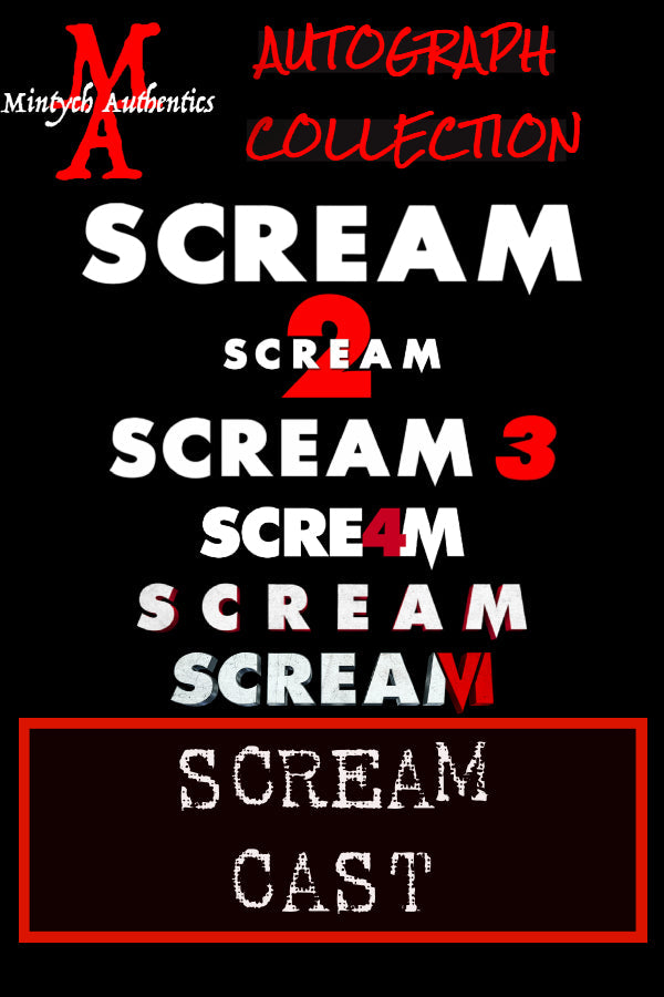 Scream Cast Autograph Collection – Mintych Authentics