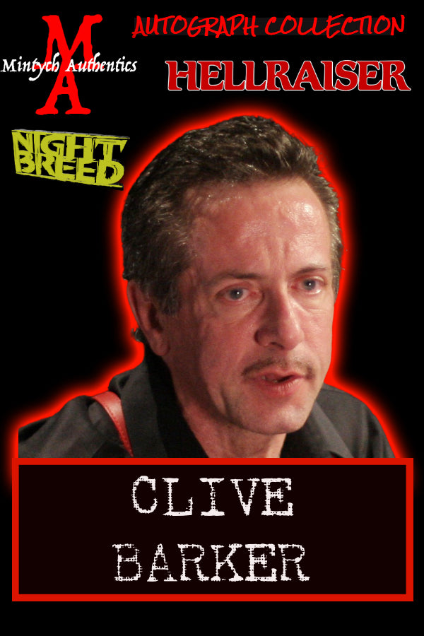 Clive Barker Horror Autographs – Mintych Authentics