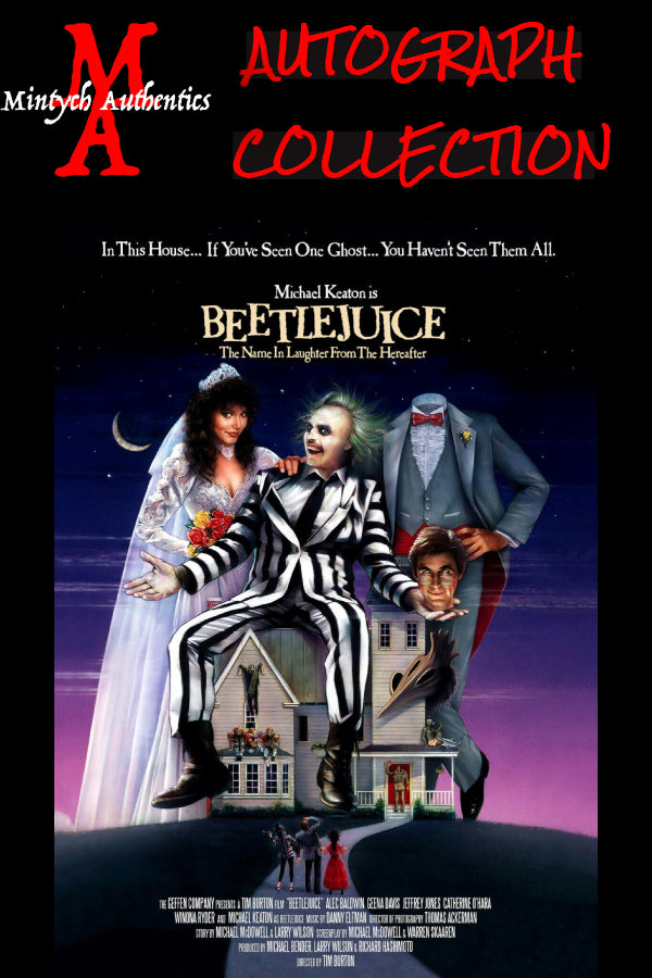 Beetlejuice Horror Autographs – Mintych Authentics