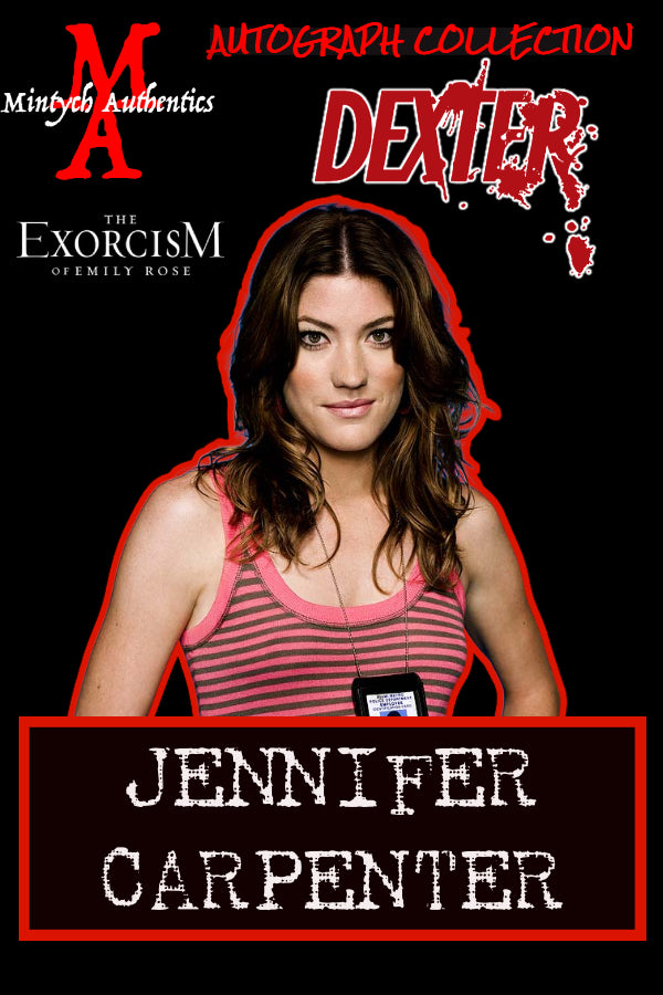 Jennifer Carpenter Autograph Collectibles - Dexter – Mintych Authentics