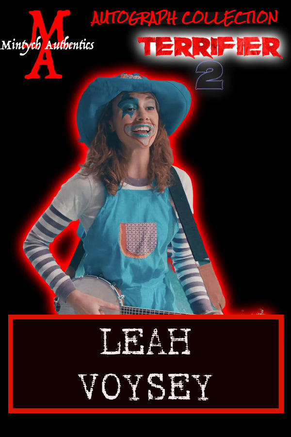 Leah Voysey the Clown Cafe Host from Terrifier 2 Autographs – Mintych ...