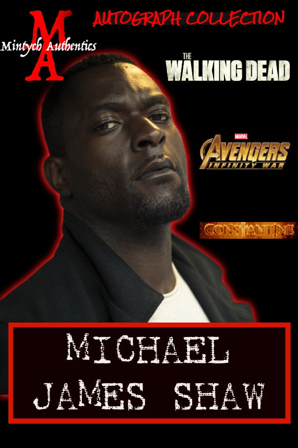 Michael James Shaw The Walking Dead & Marvel Autograph Collection ...