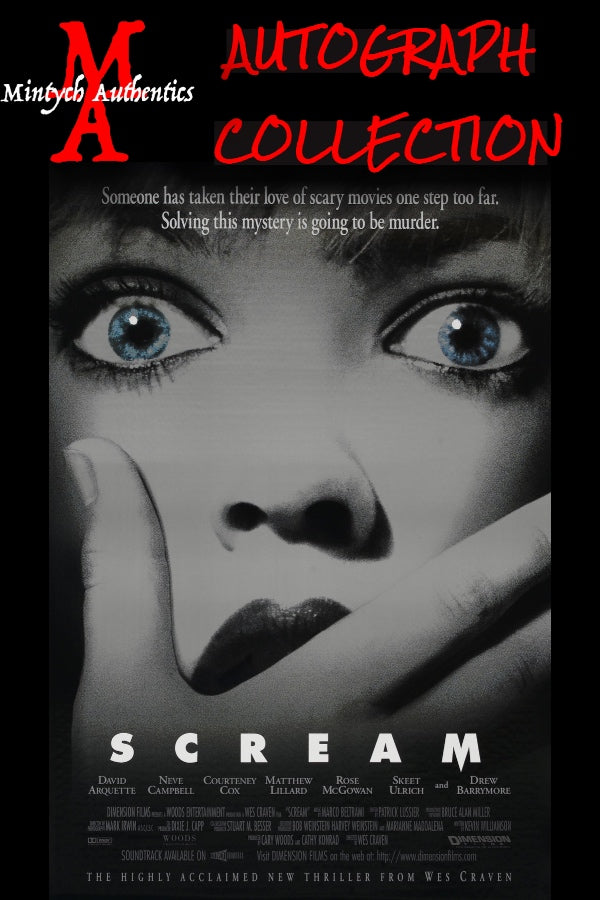 Scream - Horror Autographs Neve Campbell Matthew Lillard – Mintych ...