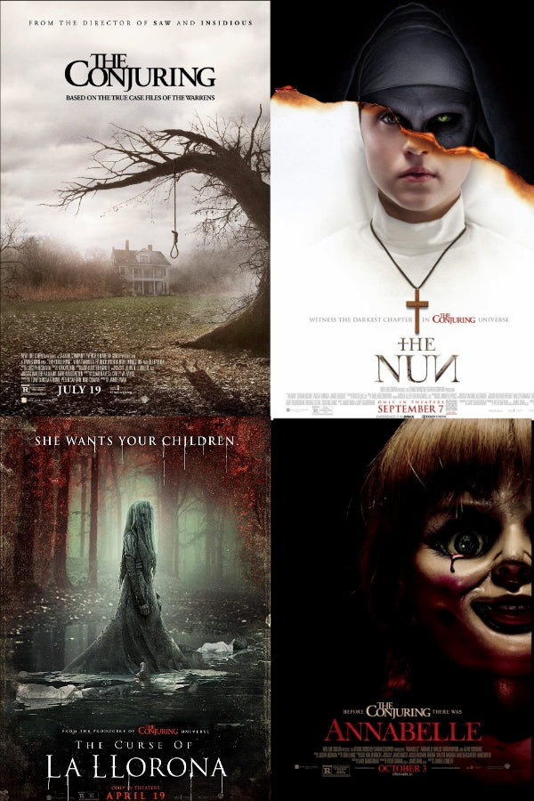 The Conjuring Universe, The Nun, Annabelle, The Curse of La Llorona ...