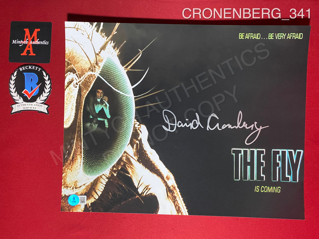 CRONENBERG_341 - 11x14 The Fly Photo Autographed By David Cronenberg ...