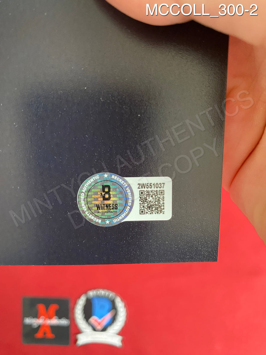 MCCOLL_300 - 11x14 Photo Autographed By Alex McColl – Mintych Authentics