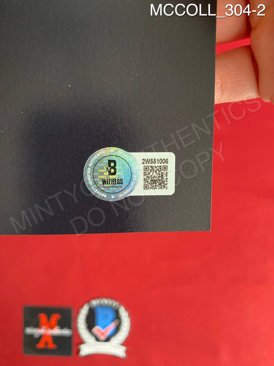 MCCOLL_304 - 11x14 Photo Autographed By Alex McColl – Mintych Authentics