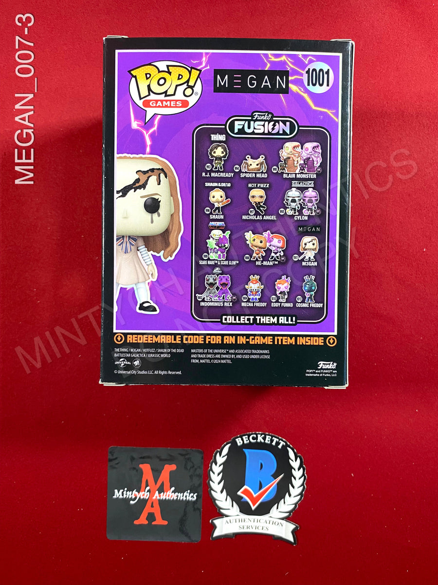 MEGAN_007 - The Fusion 1001 M3gan Funko Pop! Autographed By Amie Donal ...
