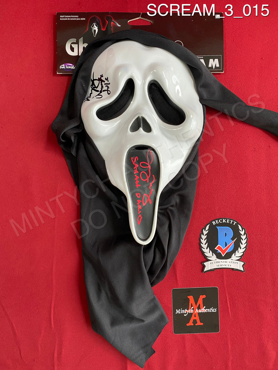 SCREAM_3_015 - Ghost Face Fun World Mask Autographed By Parker Posey ...