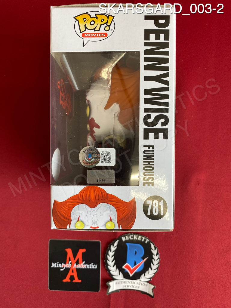SKARSGARD_003 - Pop! Movies IT 781 Pennywise Funhouse Funko Pop! Autog ...
