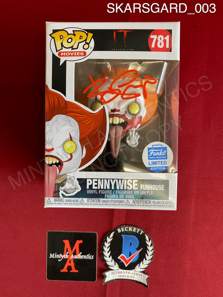 SKARSGARD_003 - Pop! Movies IT 781 Pennywise Funhouse Funko Pop! Autog ...