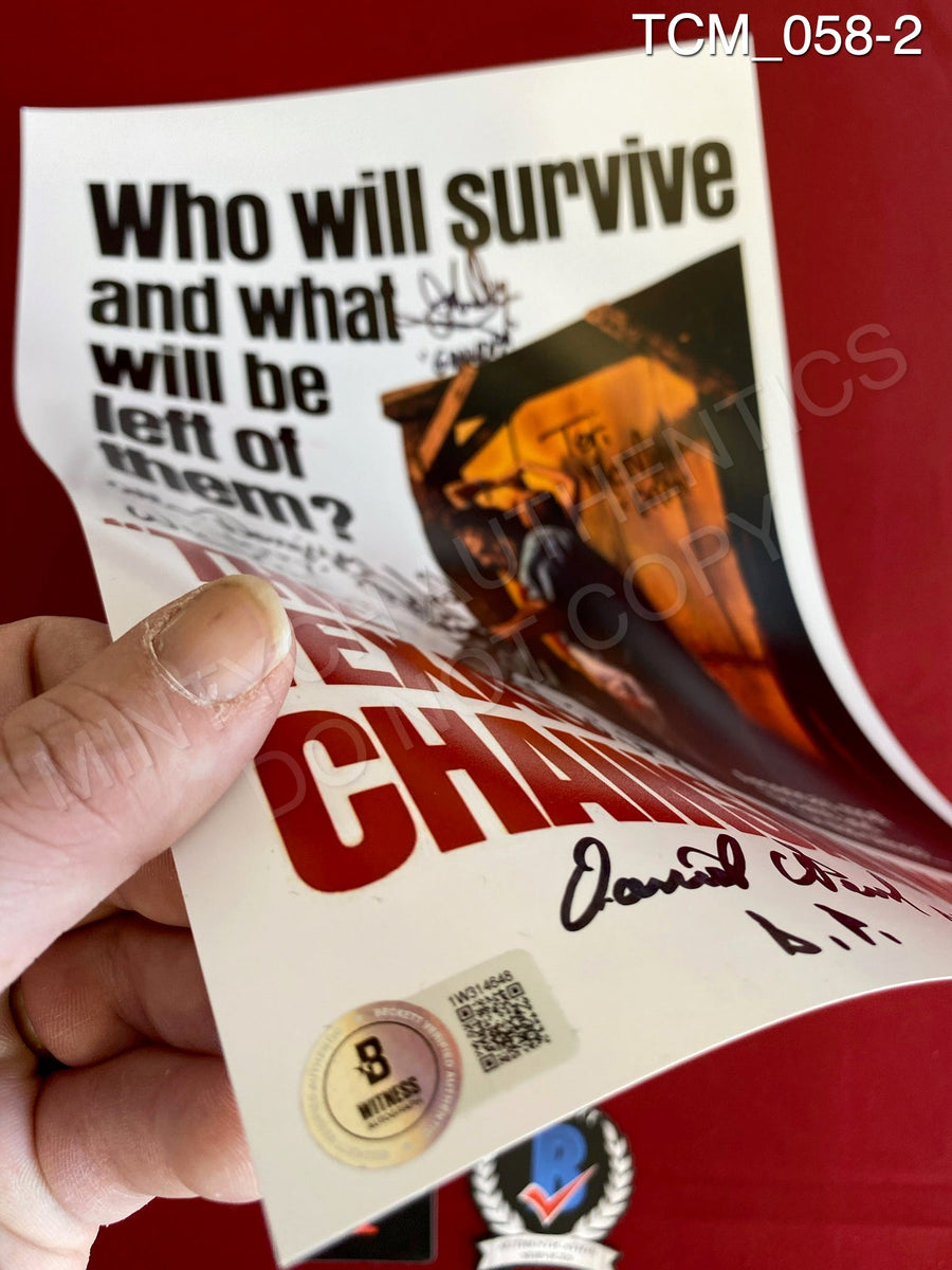 TCM_058 - 11x17 Photo Autographed By (9) Teri McMinn, Ed Neal, Allen D ...