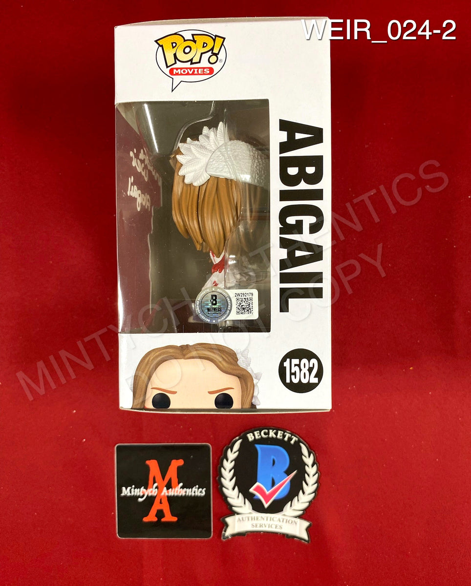 WEIR_024 - Abigail 1582 Abigail Pop Funko Pop! Autographed By Alisha W ...