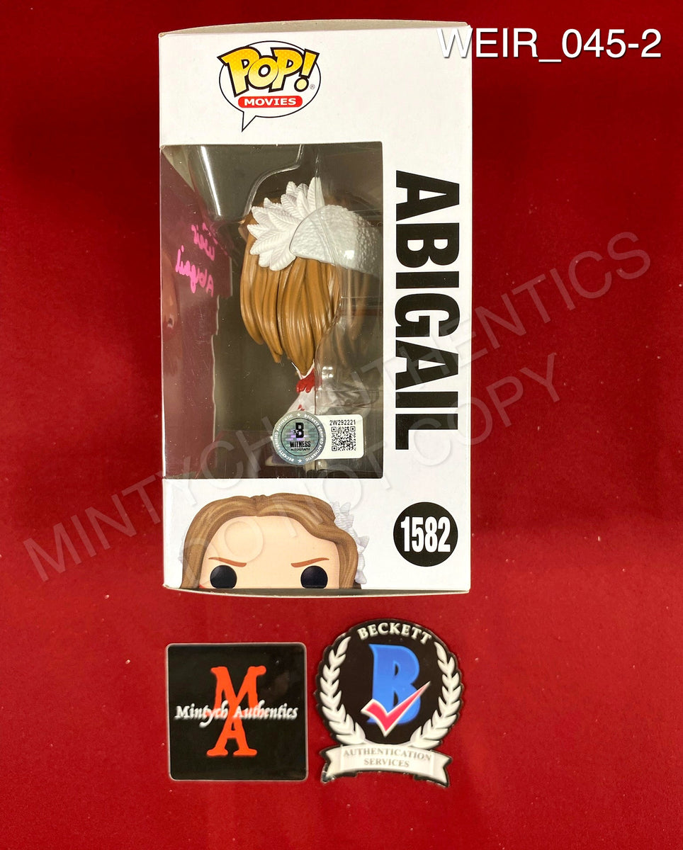 WEIR_045 - Abigail 1582 Abigail Pop Funko Pop! Autographed By Alisha W ...