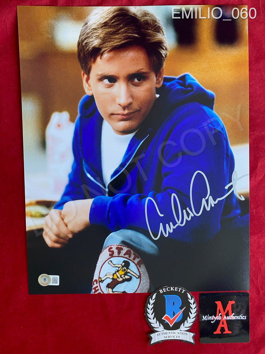 EMILIO_060 - 11x14 Photo Autographed By Emilio Estevez – Mintych Authentics