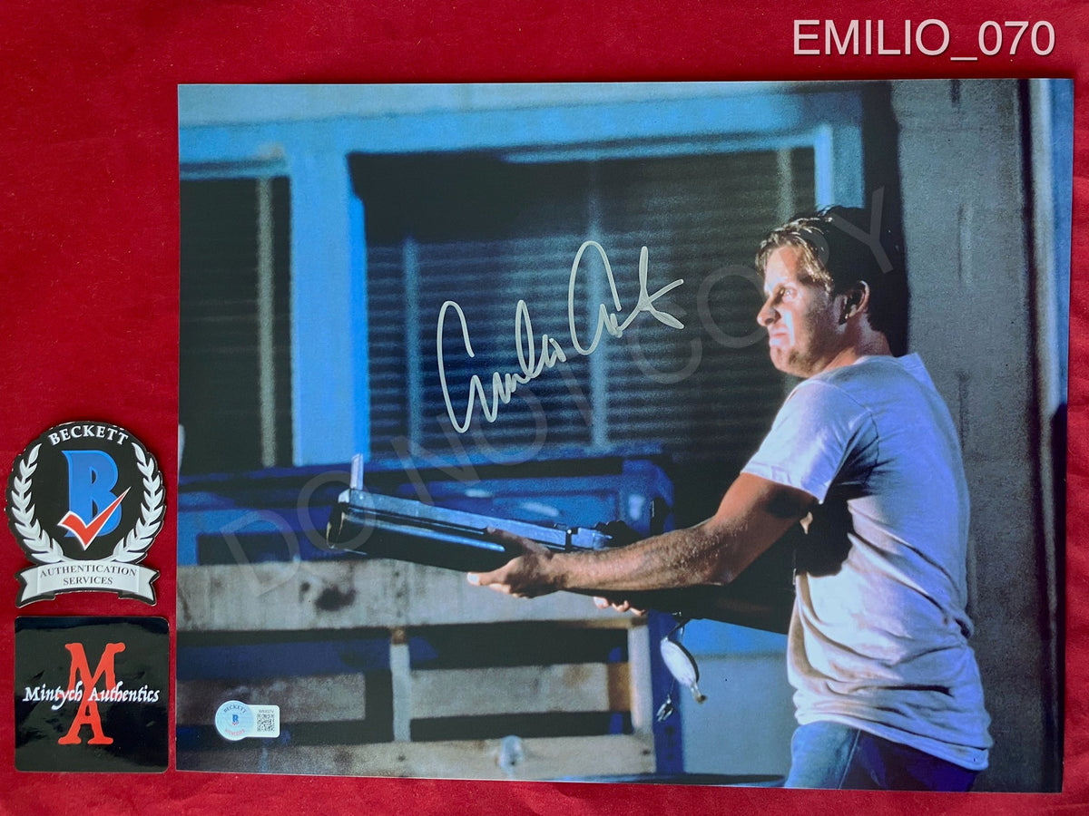 EMILIO_070 - 11x14 Photo Autographed By Emilio Estevez – Mintych Authentics