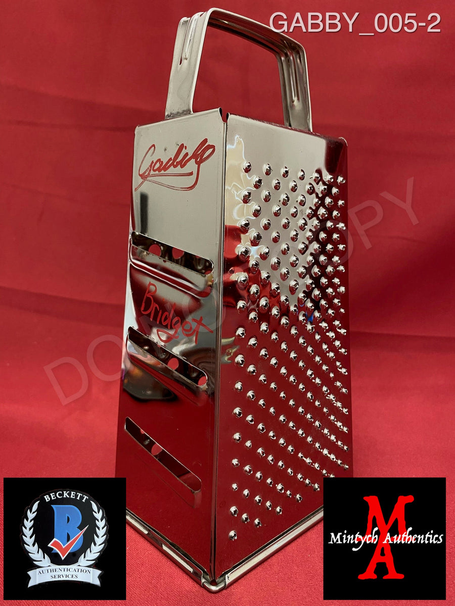 GABBY_005 - Real Cheese Grater Autographed By Gabrielle Echols ...