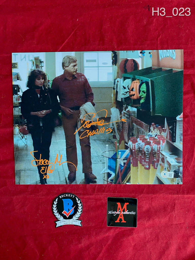 H3_023 - 11x14 Photo Autographed By Tom Atkins & Stacey Nelkin ...