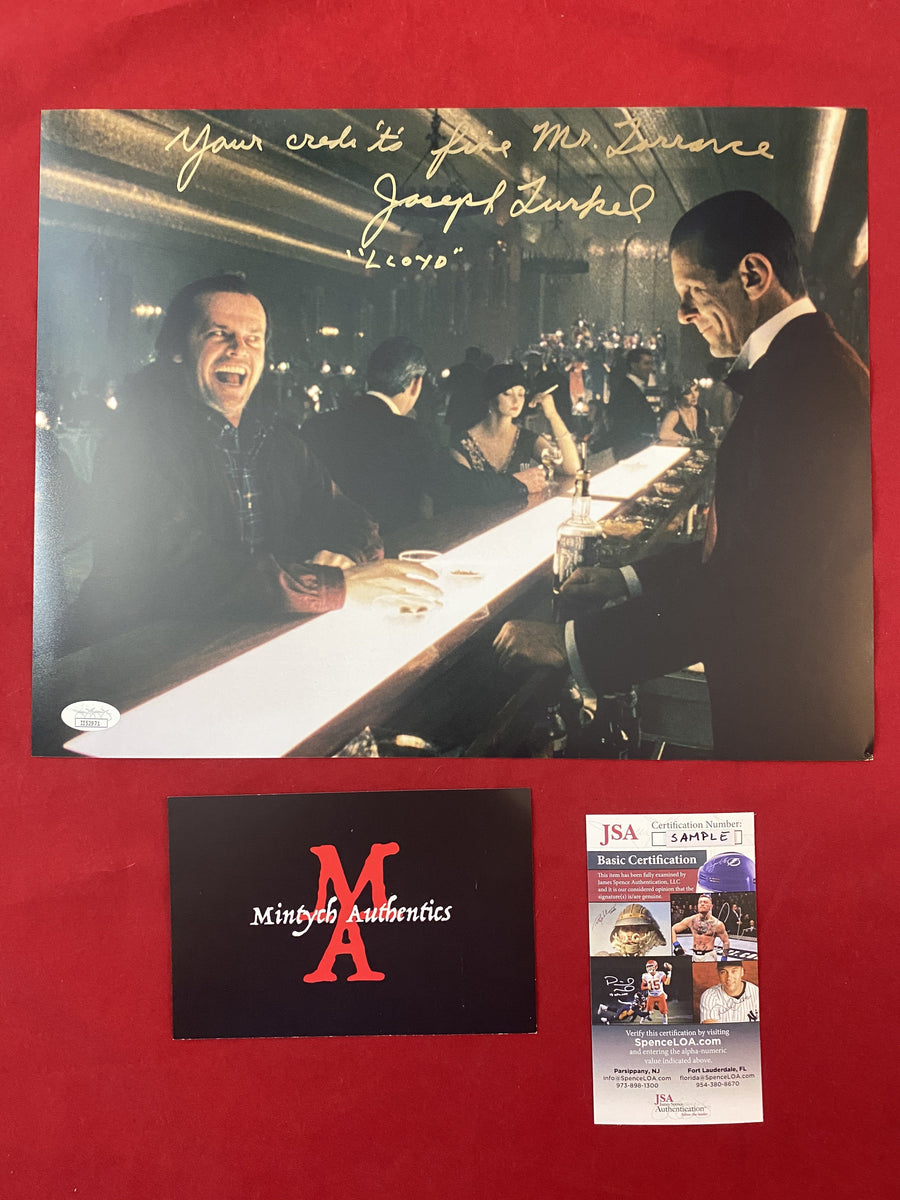 TURKEL_004 - 11x14 Photo Autographed By Joe Turkel – Mintych Authentics